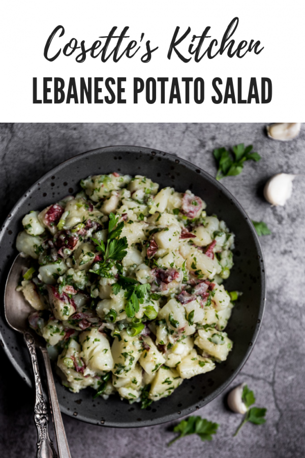 Lebanese Potato Salad - Cosette's Kitchen