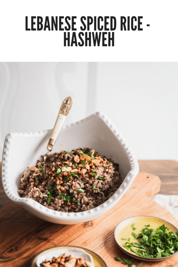 Lebanese Spiced Rice {Hashweh} - Cosette's Kitchen