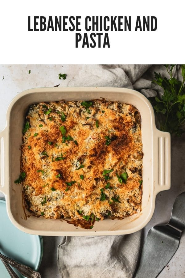 Lebanese Chicken and Pasta - Cosette's Kitchen