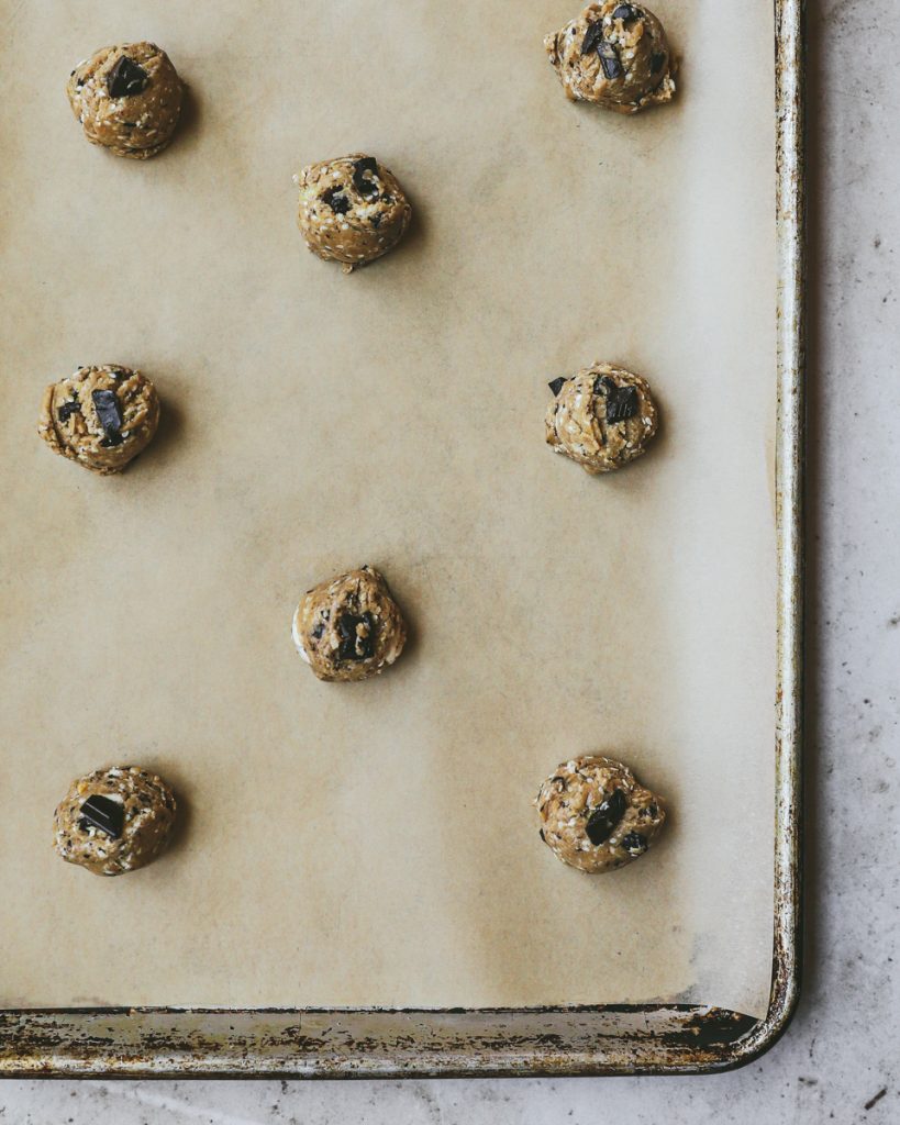 Chocolate Sesame Halawa(halva) Cookies - Cosette's Kitchen