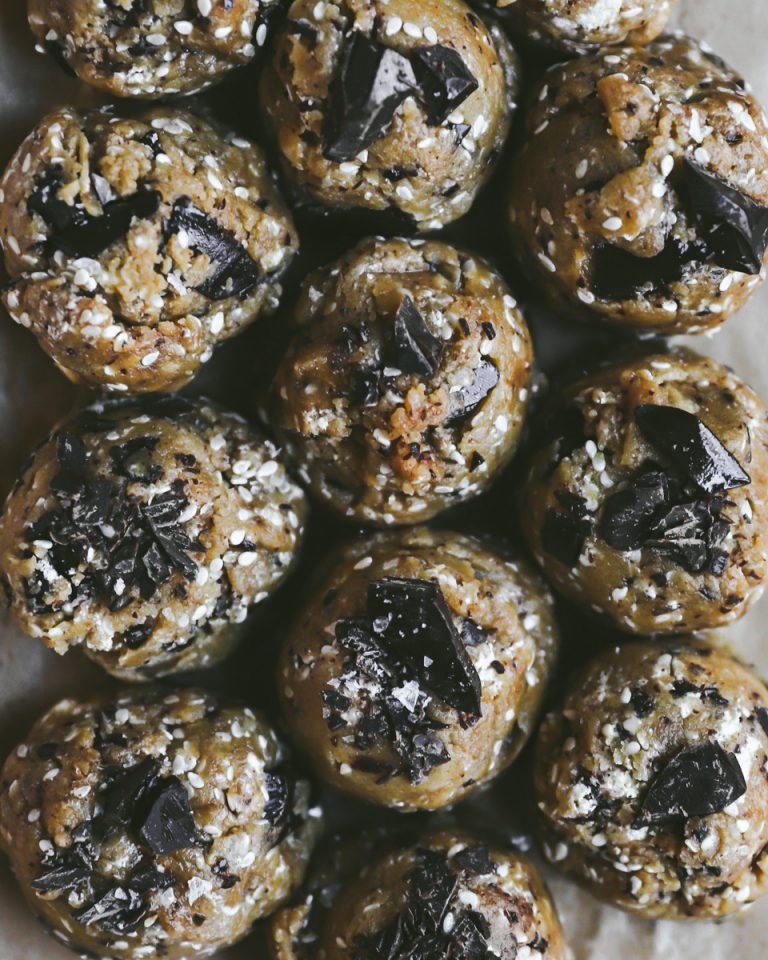 Chocolate Sesame Halawa(halva) Cookies - Cosette's Kitchen