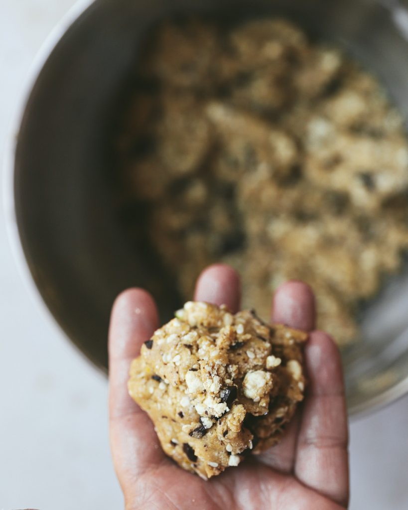 Chocolate Sesame Halawa(halva) Cookies - Cosette's Kitchen