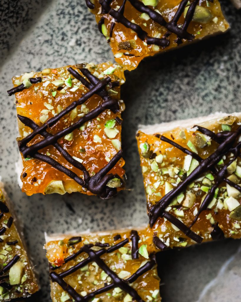 Spiced Shortbread with Orange Marmalade - Cosette's Kitchen