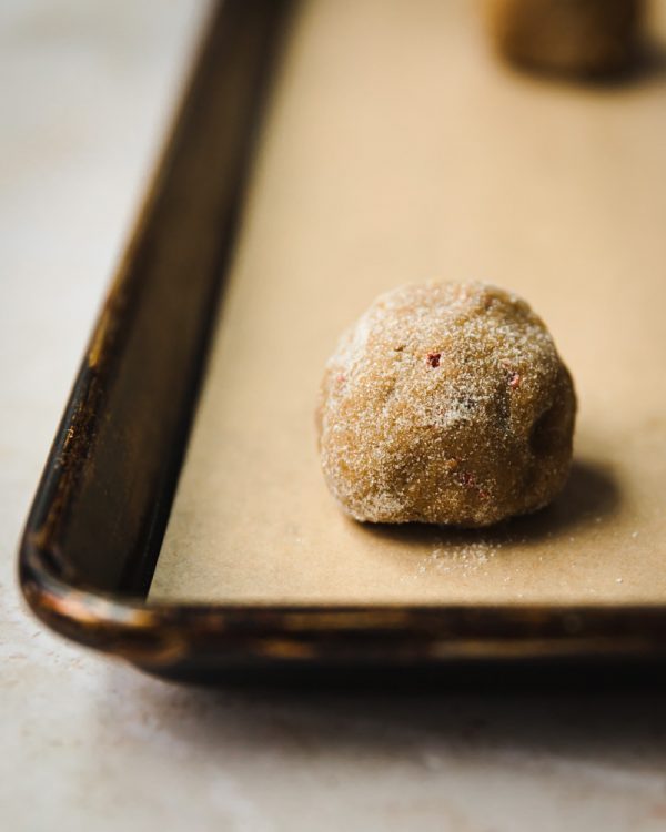 Chewy Ginger Spice Cookies with Pink Peppercorns - Cosette's Kitchen