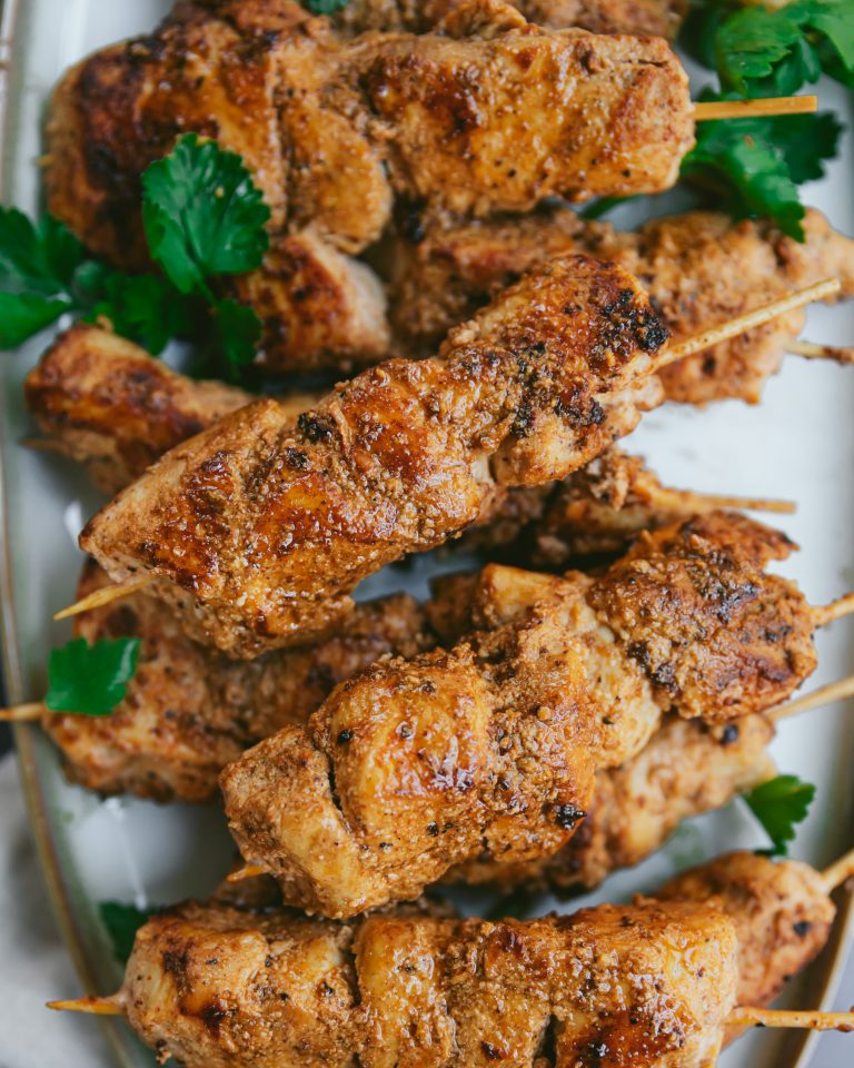 Authentic Shish Tawook - Lebanese Chicken Kebabs - Cosette's Kitchen