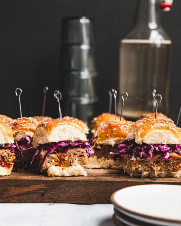 Easy Mediterranean Ground Turkey Burger Sliders - Sheet Pan Method ...