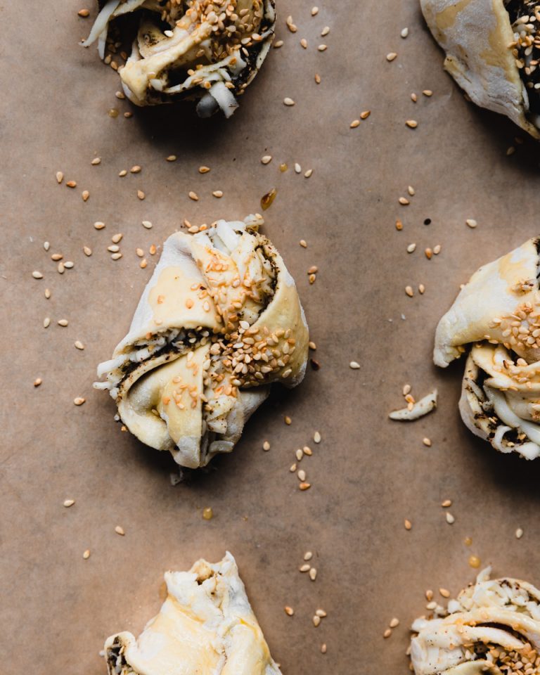 Easy Puff Pastry Rolls with Za'atar and Cheese - Cosette's Kitchen