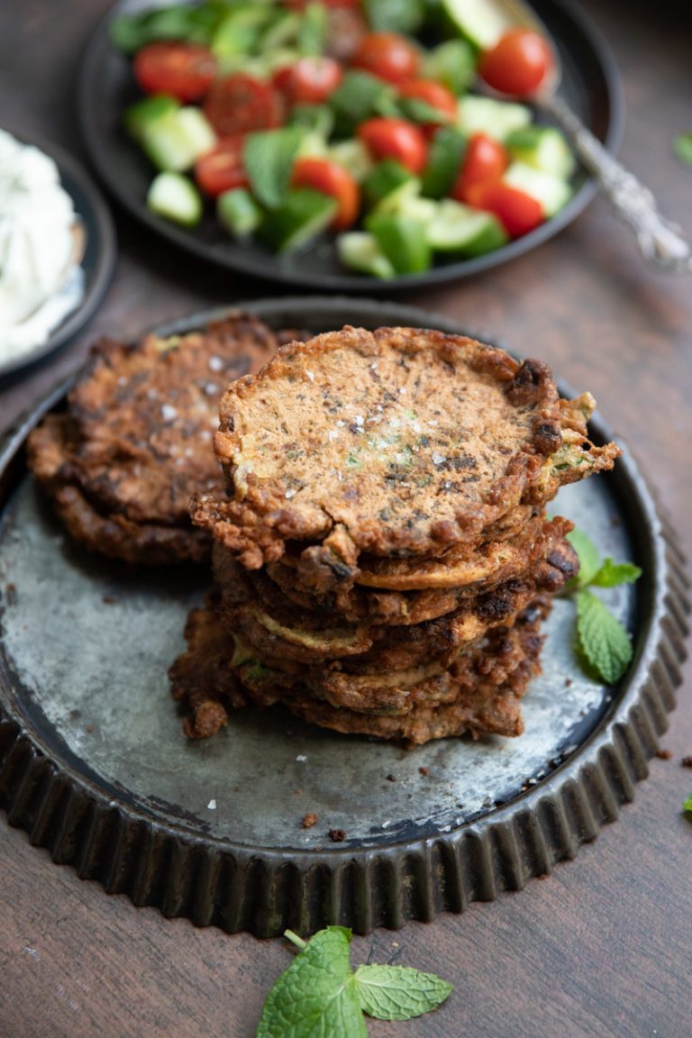 Ejjeh - Vegetarian Lebanese Herb Omelette - Cosette's Kitchen