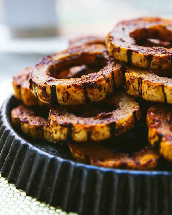 Roasted Delicata Squash Rings with Middle Eastern Spices - Cosette's ...