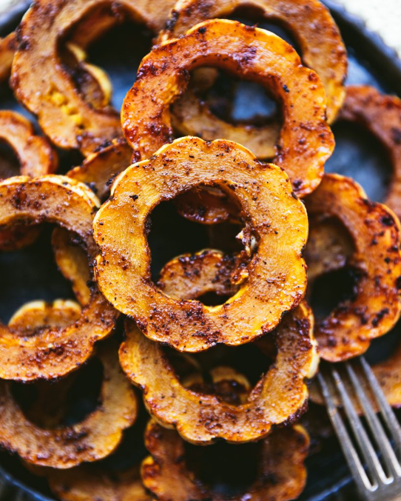 Roasted Delicata Squash Rings with Middle Eastern Spices - Cosette's ...