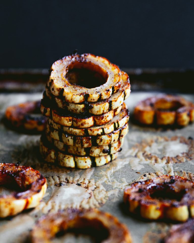 Roasted Delicata Squash Rings with Middle Eastern Spices - Cosette's ...