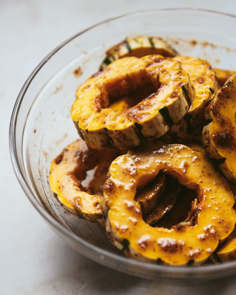 Roasted Delicata Squash Rings with Middle Eastern Spices - Cosette's ...