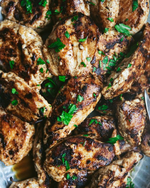 3 Ingredient Grilled Chicken Breast "Snacking Chicken" - with Toum ...