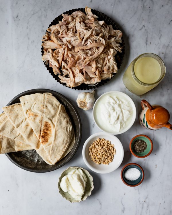Lebanese Chicken Fatteh (Fattet Djaj) - Cosette's Kitchen