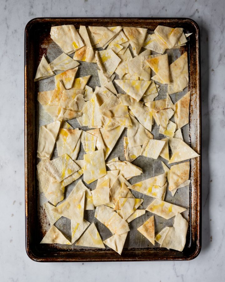 Lebanese Chicken Fatteh (Fattet Djaj) - Cosette's Kitchen