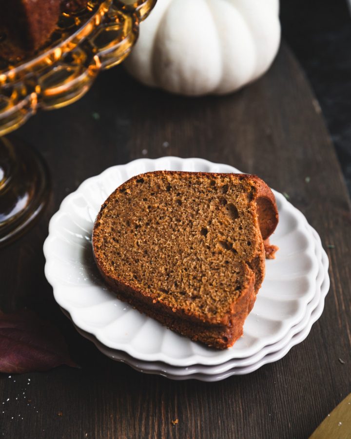 Pumpkin Gingerbread Bundt Cake {fresh ginger} - Cosette's Kitchen