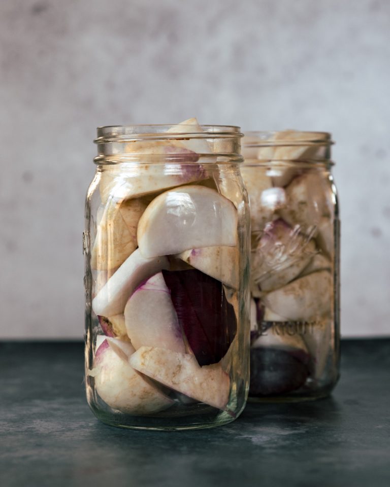 Lebanese Pickled Turnips - "Lifit" - Cosette's Kitchen
